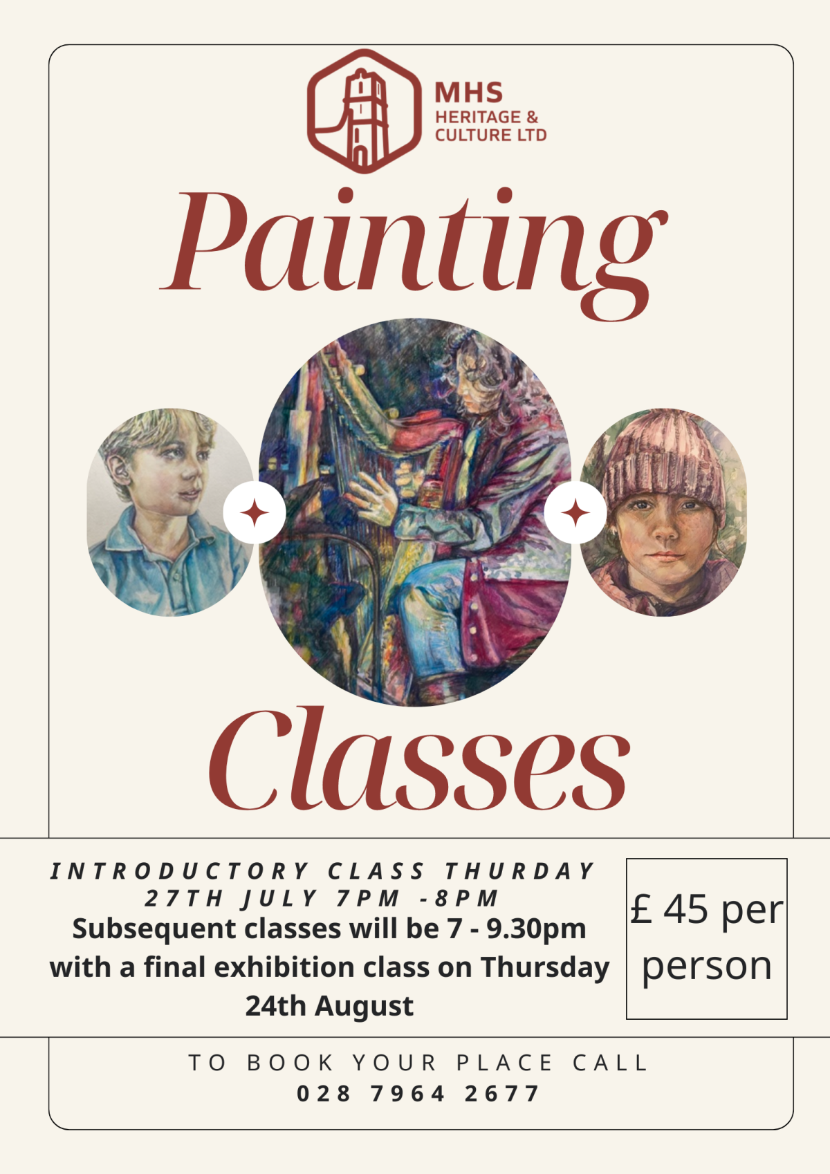 𝐌𝐚𝐠𝐡𝐞𝐫𝐚 𝐇𝐞𝐫𝐢𝐭𝐚𝐠𝐞 𝐂𝐞𝐧𝐭𝐫𝐞 ® Painting Classes - Community Support ...